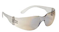 Blue Mirror Finish on Clear Lens Spects On Carolina Glove Co.